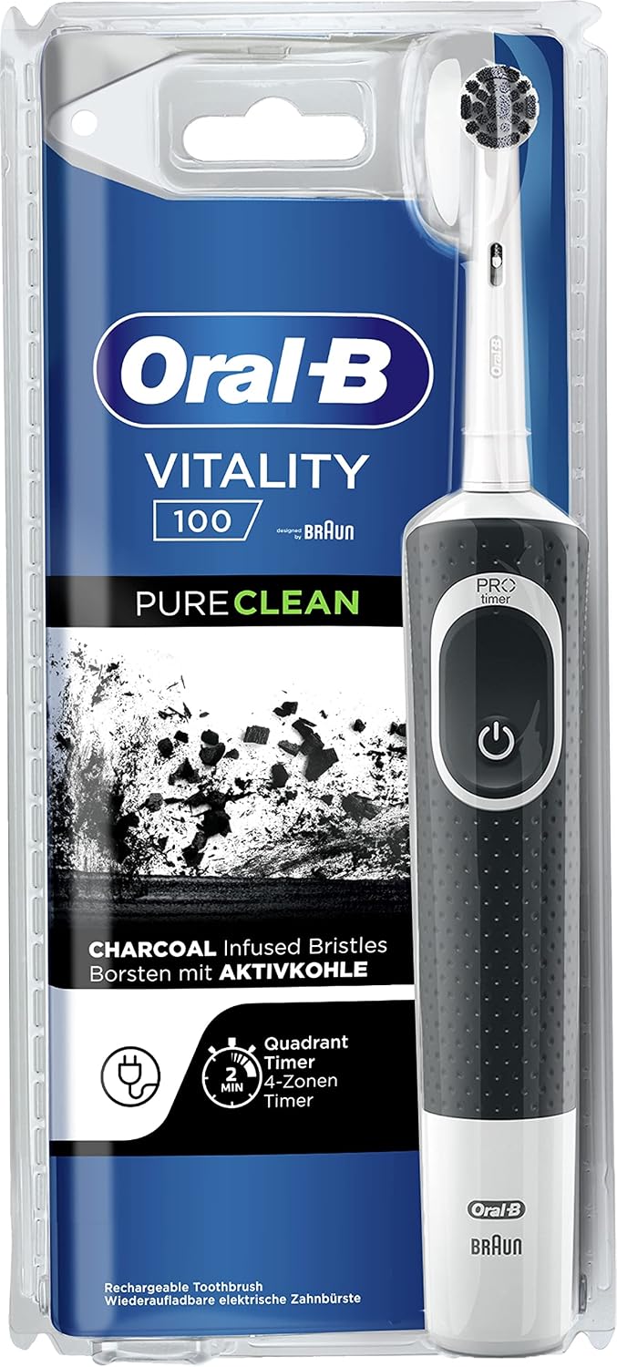 Oral-B Vitality - 100 Pure Clean Electric Toothbrush, 1 Black ...