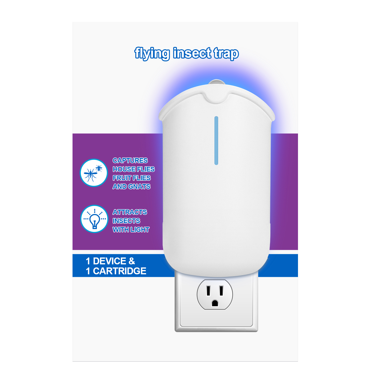 Watch Husaco Flying Insect Trap, Compatible with ZEVO M364 Refill on ...