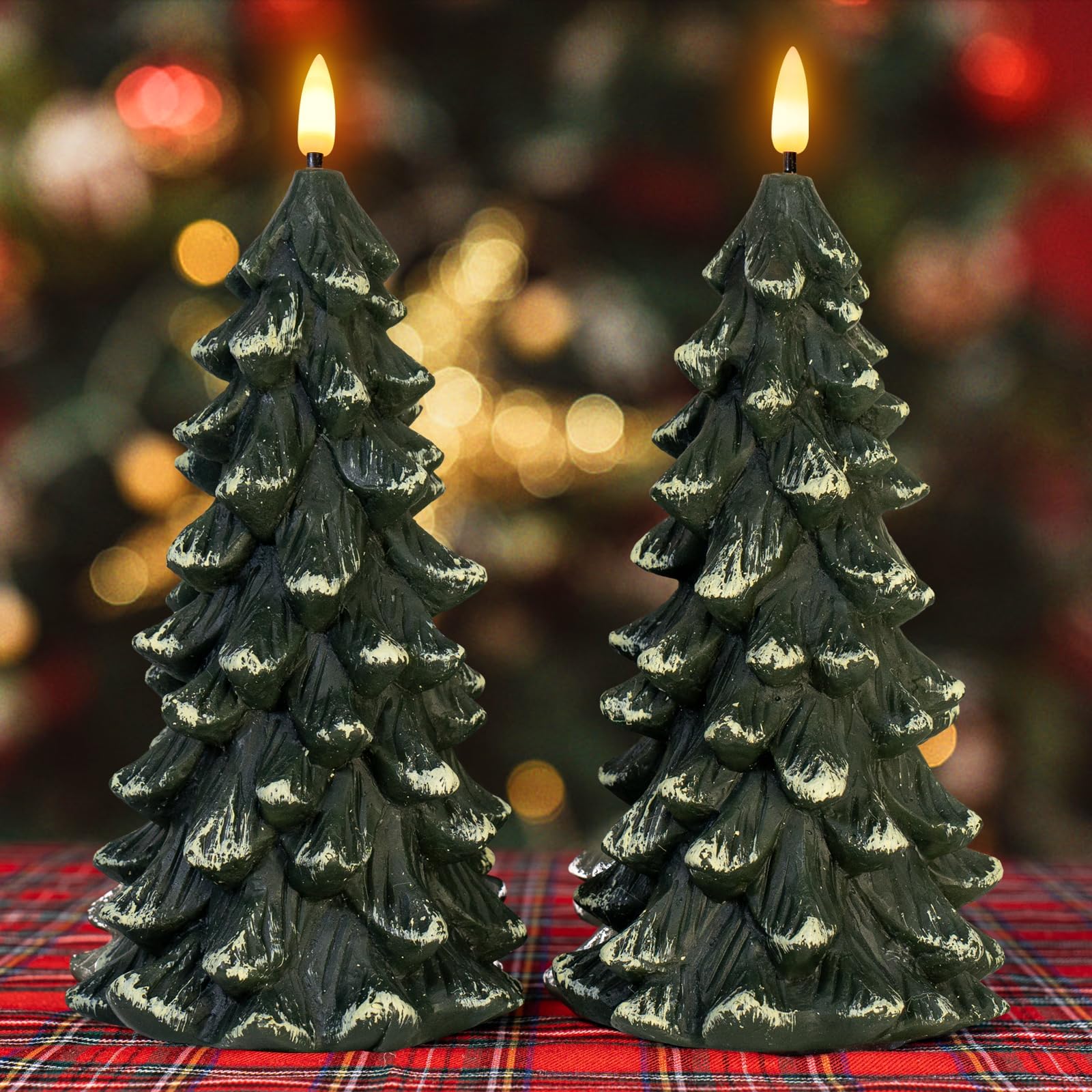 Amazon.com: Baquler 3 Pcs LED Pine Cone Candles - Flameless, Battery ...