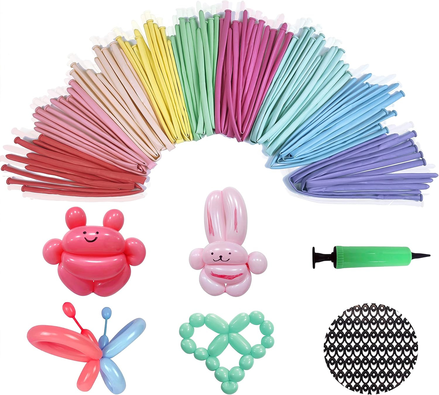 260Q Modelling Long Balloons for Animal with Pump, Magic Latex Twisting ...