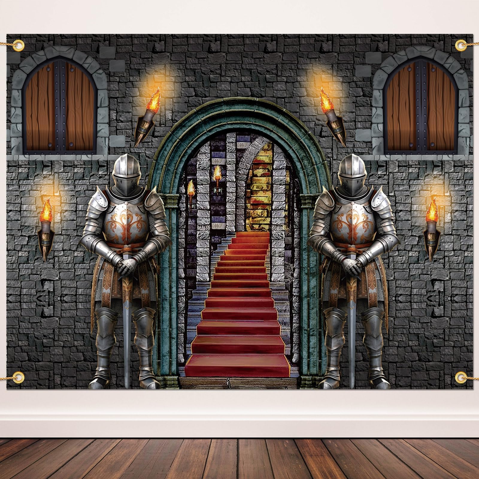 Amazon.com : Tranqun Medieval Party Decorations Medieval Castle ...