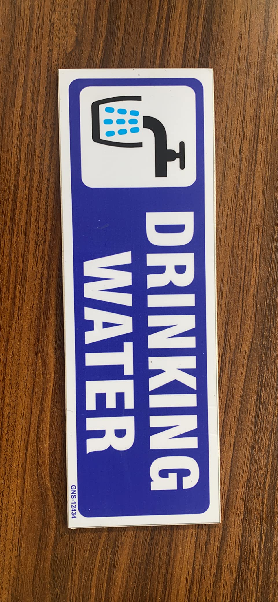 Aditya Sign® Drinking Water Sign Board, Blue (1) : Amazon.in: Office ...