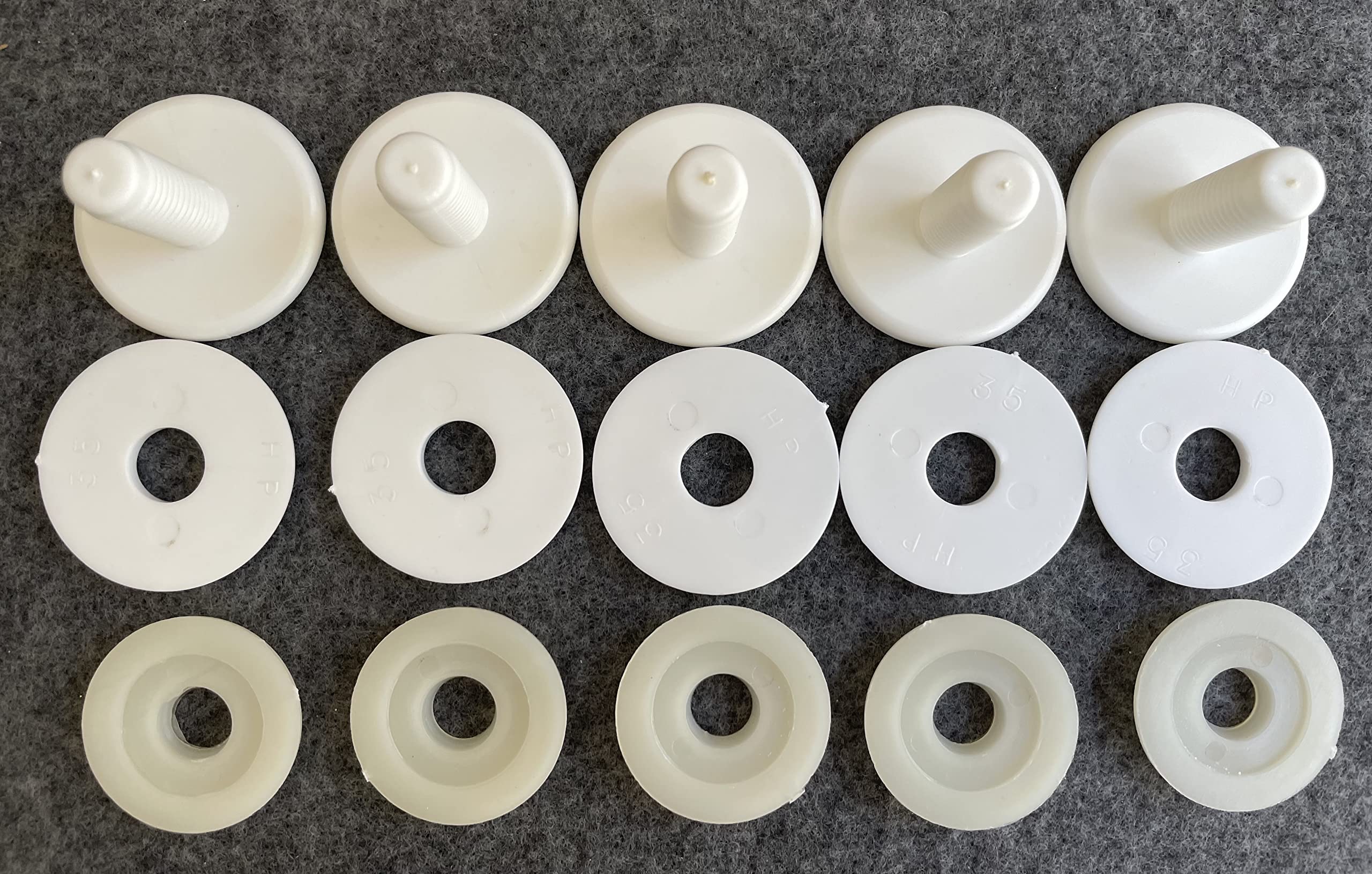 Amazon.com: 5 Plastic Joint Sets to Complete Teddy Bear, Puppet (35mm ...