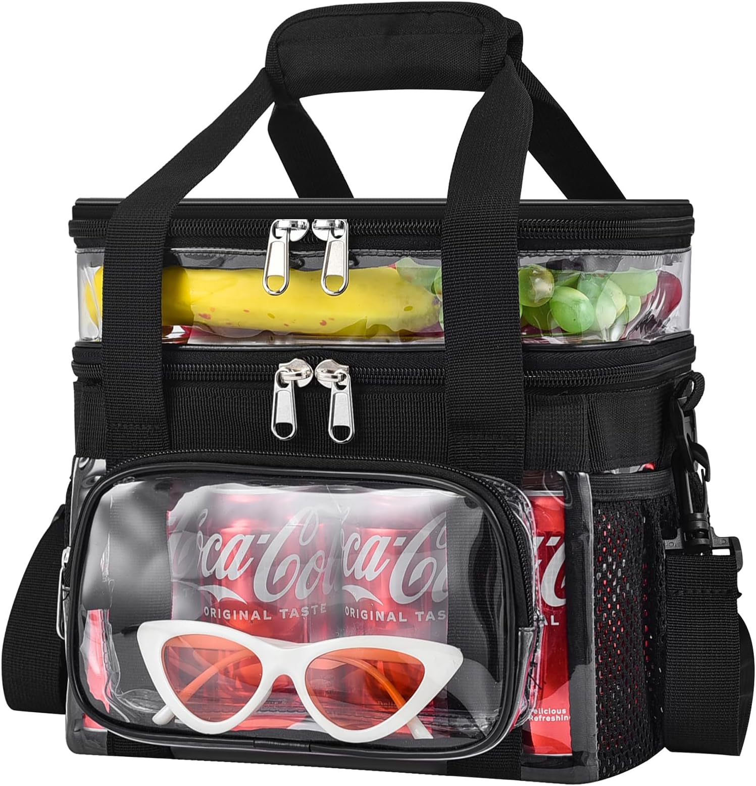 Amazon.com: Jeluno Clear Lunch Bag - Large Clear Lunch Bag for Work ...