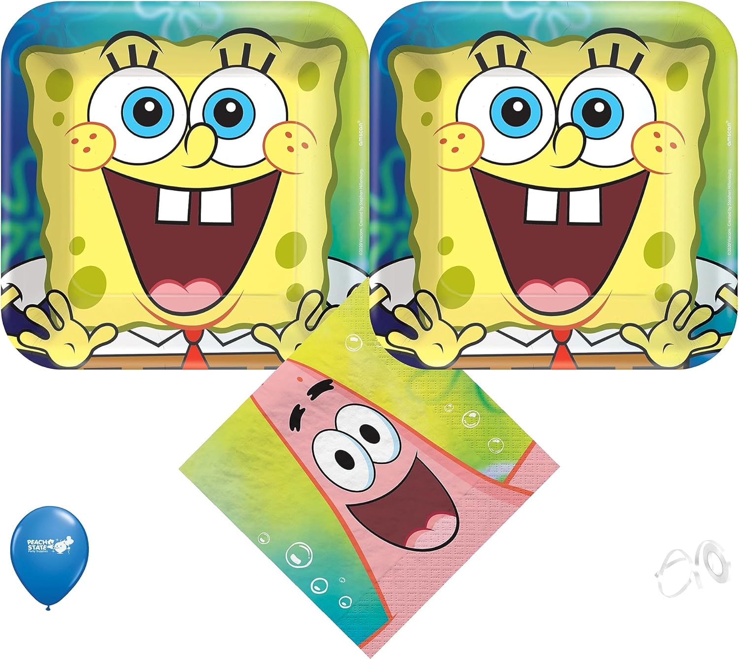 Spongebob Birthday Party Supplies Bundle | Spongebob Plates | Spongebob ...