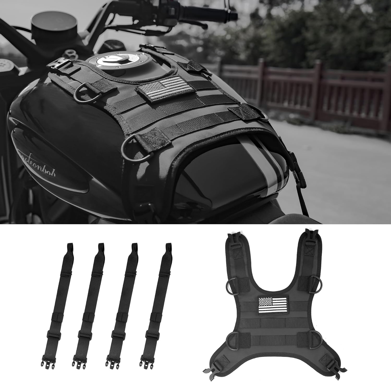 Amazon.com: OFFROAD GAMERS Motorcycle Tank Mount Base for Fuel Tank Bag ...