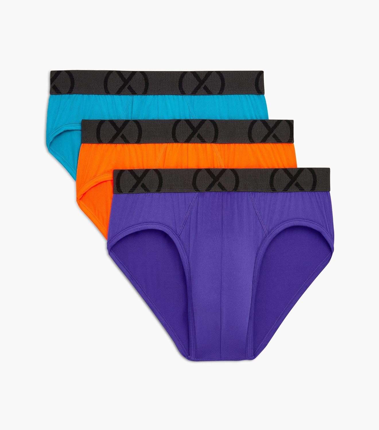 2(X)IST Mens Underwear Micro Sport Mesh No Show Briefs Bright Fashion 3 ...