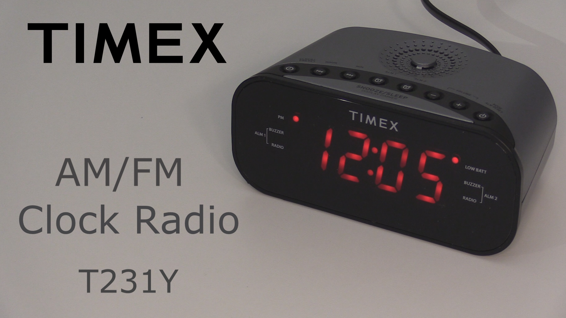 Watch TIMEX AM/FM Digital Clock Radio on Amazon Live