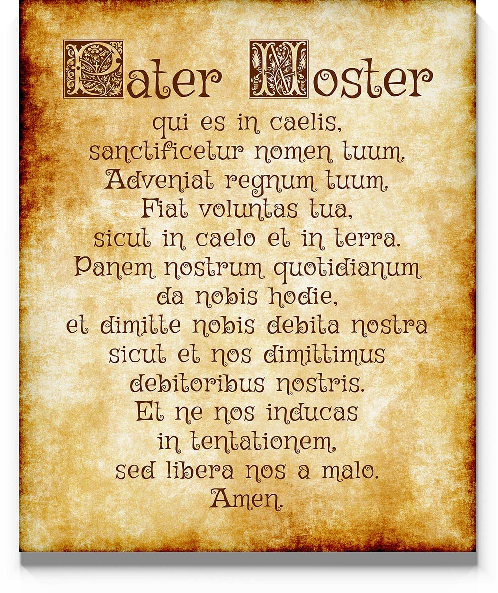 Our Father Prayer In Latin