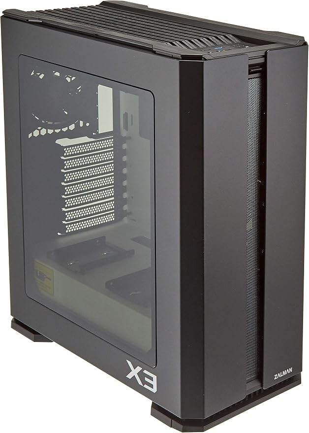 Zalman X3 PC Gehäuse Midi Tower ATX, Tempered Glass Case ARGB ...