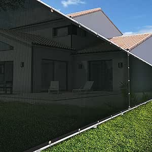Amazon.com : TANG 280 GSM 14' x 16'FT Green Vinyl Coated Polyester Mesh ...