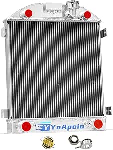 Amazon.com: YoApoio 3 Row Aluminum Radiator for 1928 1929 Ford Model A ...