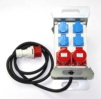 Building Site Distribution Board 2 x 400V/4 x 230V : Amazon.co.uk ...