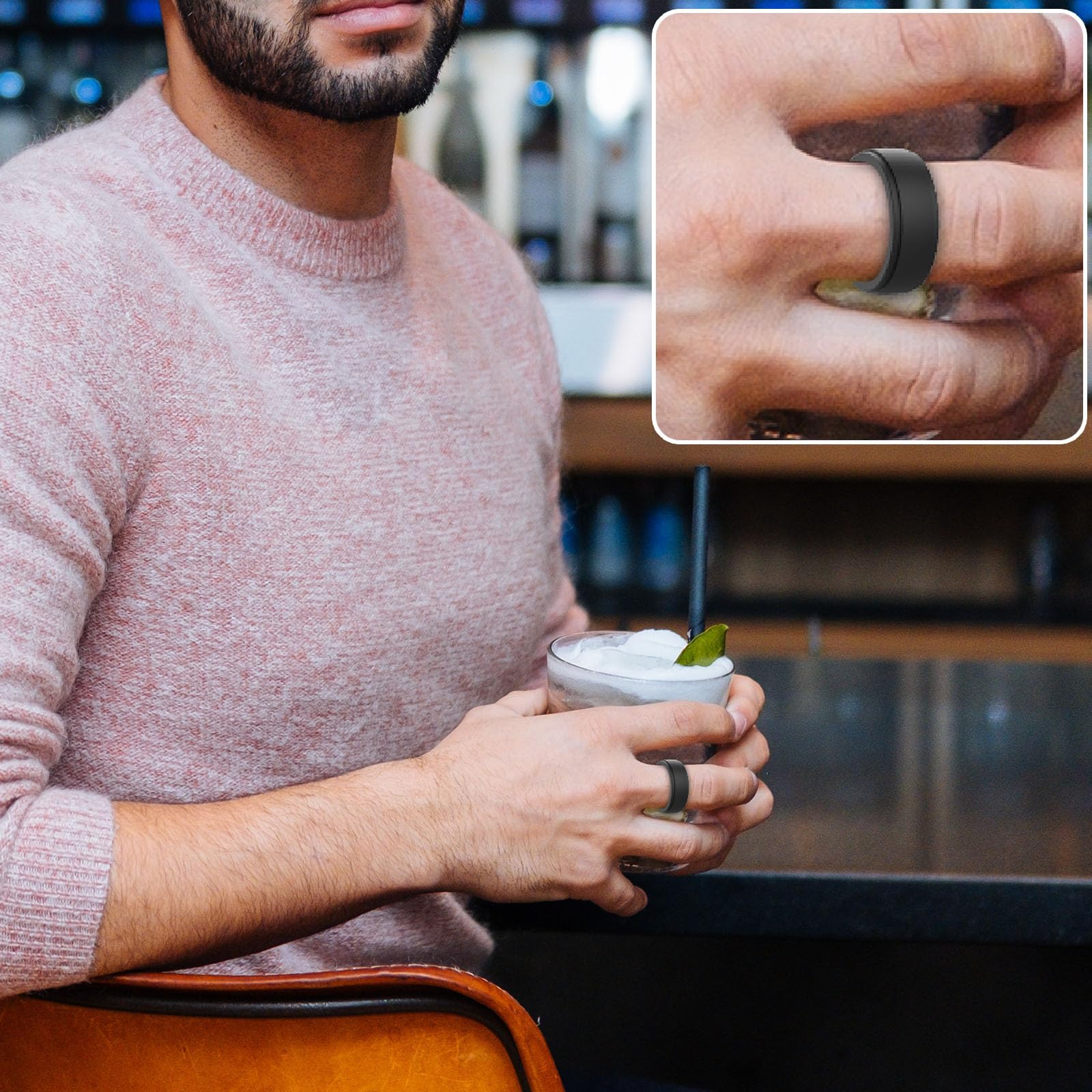 Oura Ring Cover Gen 4 6PC Silicone Ring Cover Compatible With Ring Gen ...