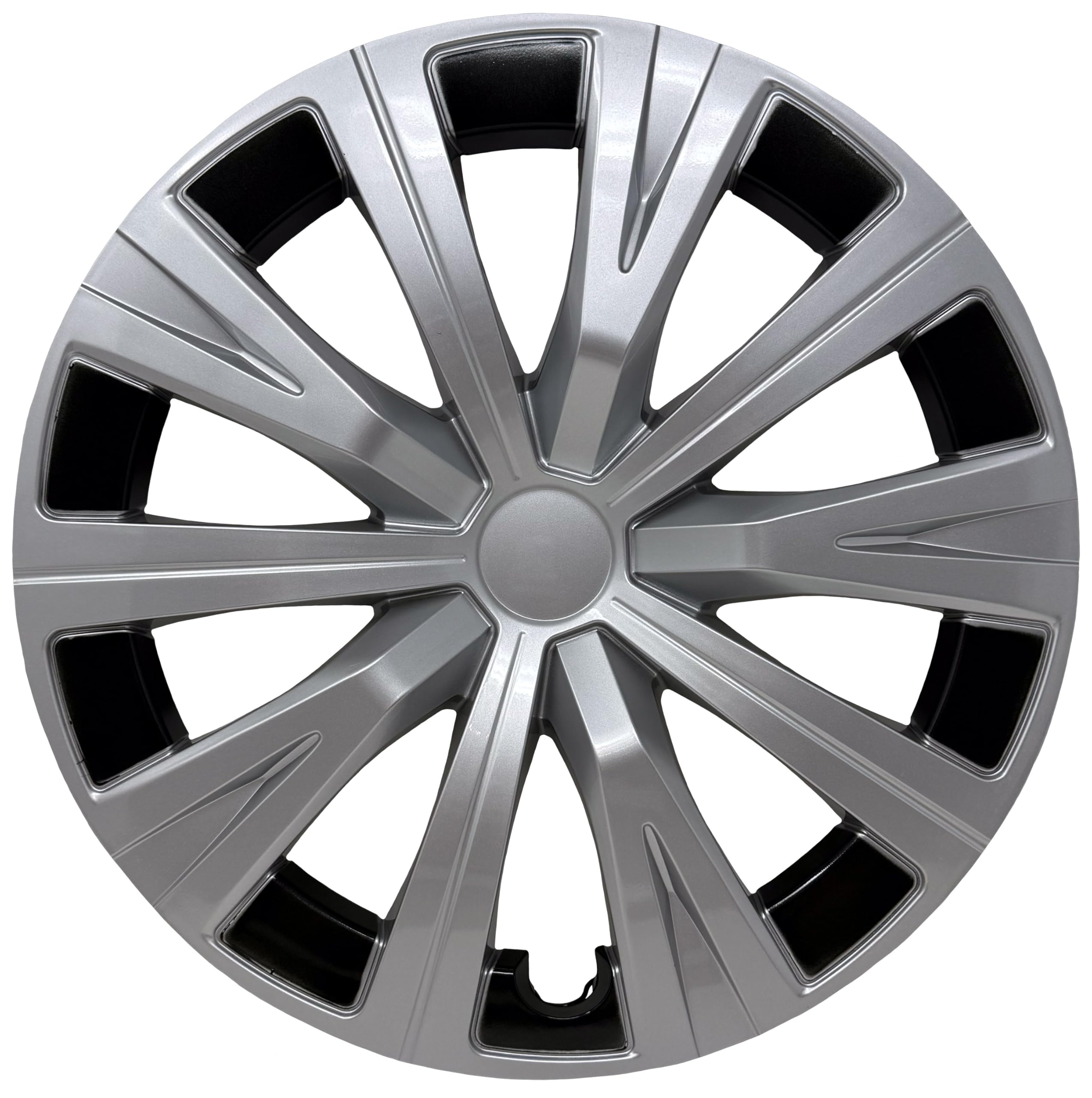 Replacement Hubcaps Black ABS Plastic HubCap Set For Ford Van E-150 E ...