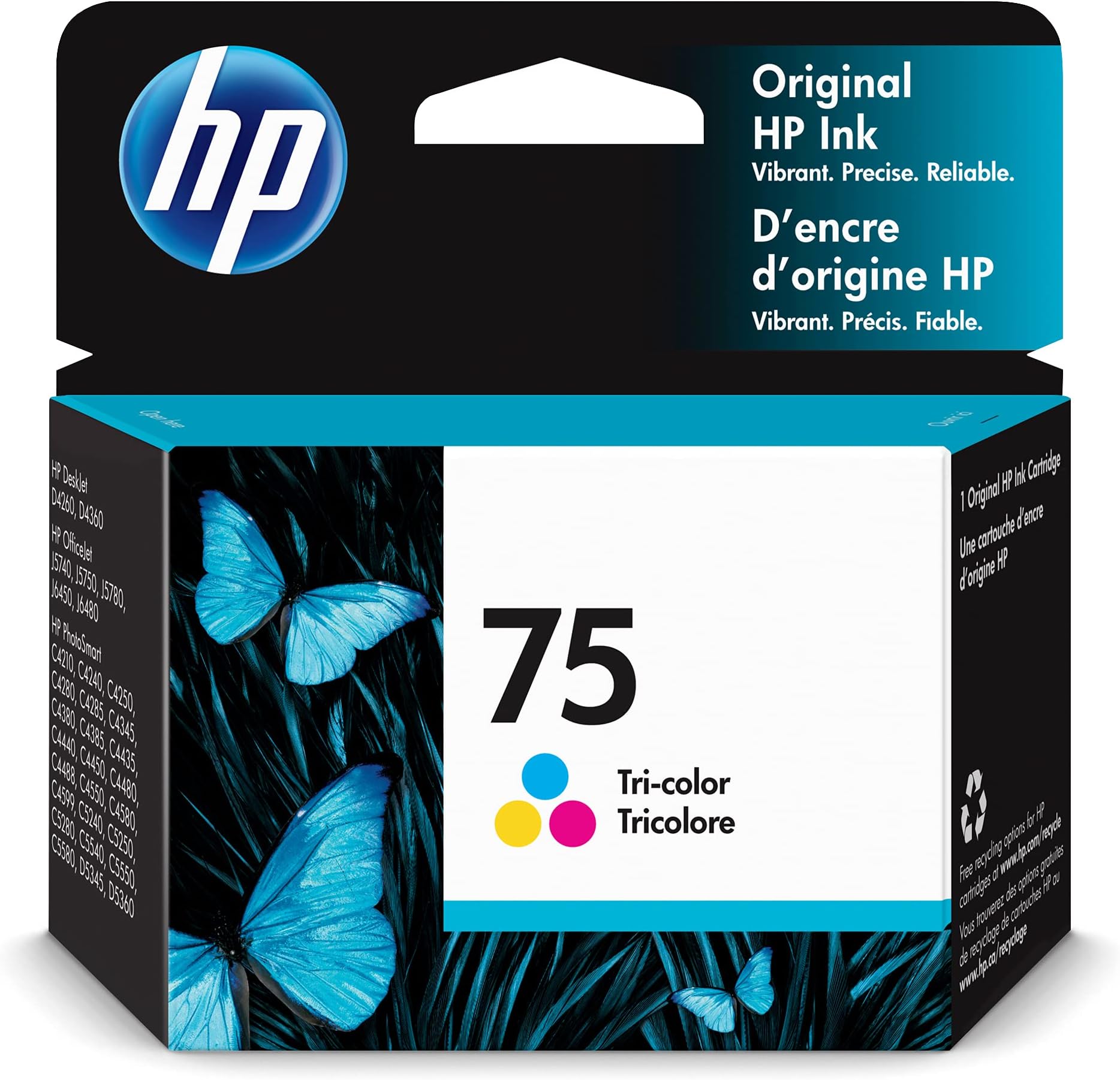 Amazon.com: OCProducts Refilled Ink Cartridge Replacement for HP 74 75 ...