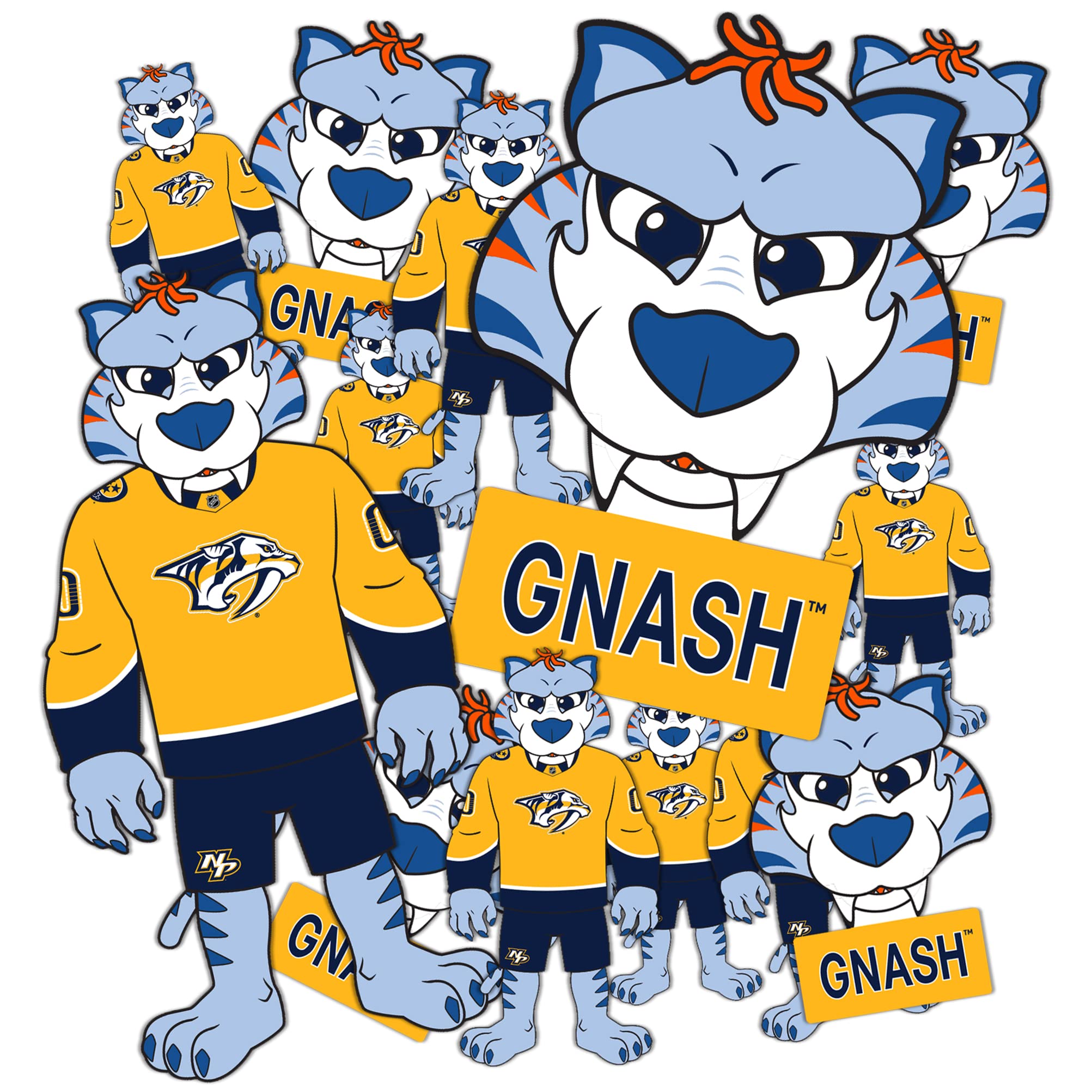 Gnash Mascot