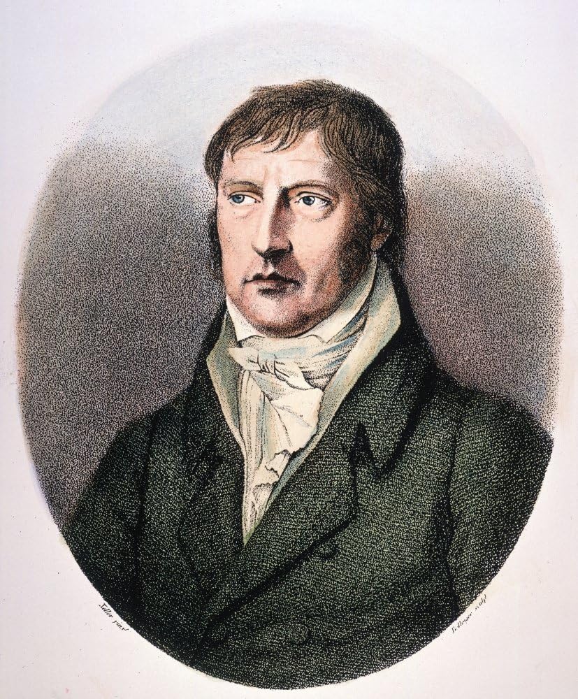 Amazon.com: Georg Wilhelm Hegel N(1770-1831) German Philosopher Stipple ...