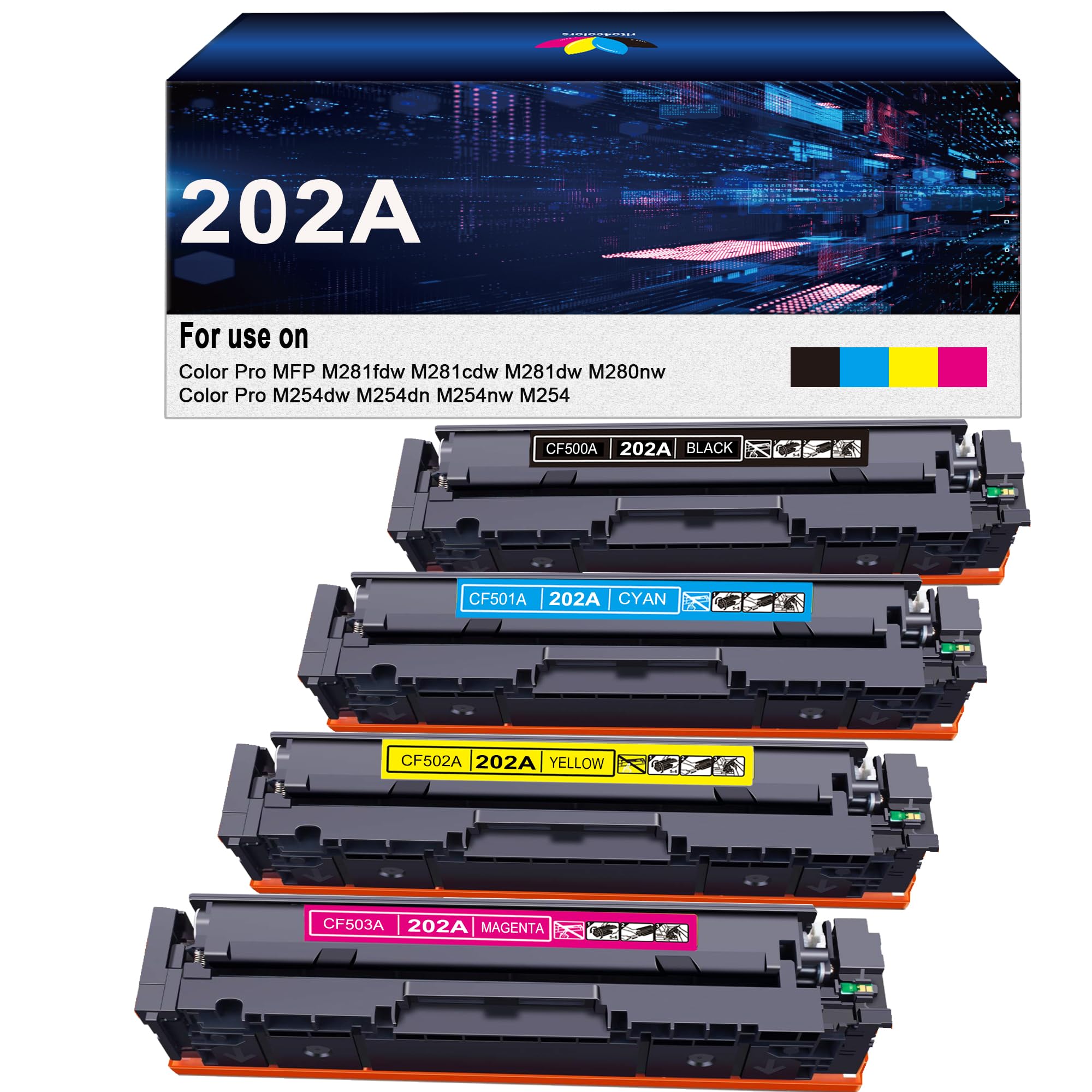 Amazon.com: 202A Toner Cartridge - Replacement for HP 202A 202X Toner ...