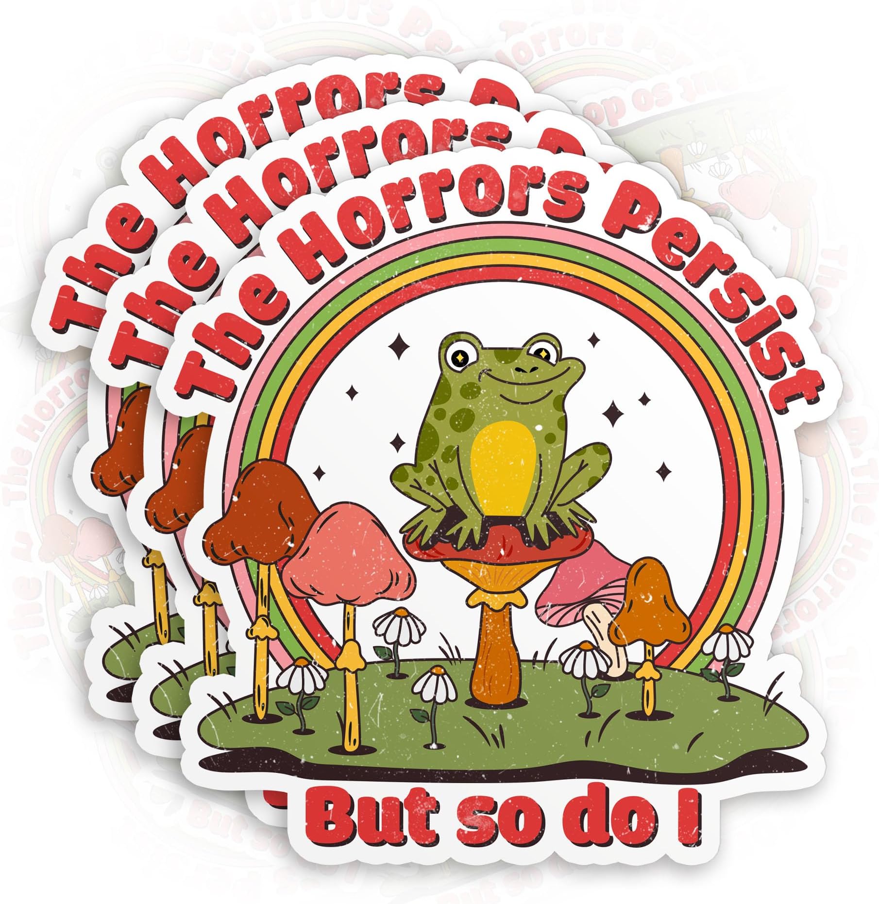 Amazon.com - Positive Frog Reinforcement Sticker Vinyl Waterproof ...