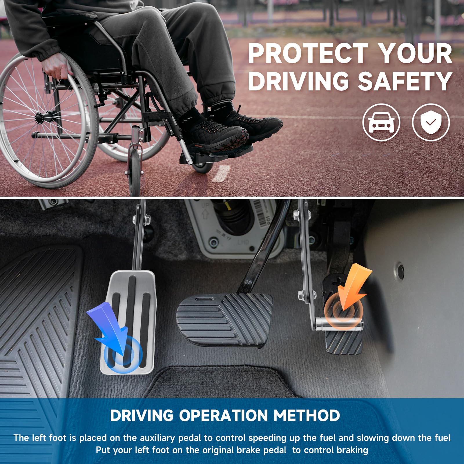 Snapklik.com : Left Foot Accelerator Pedal,Left Foot Accelerator Gas ...