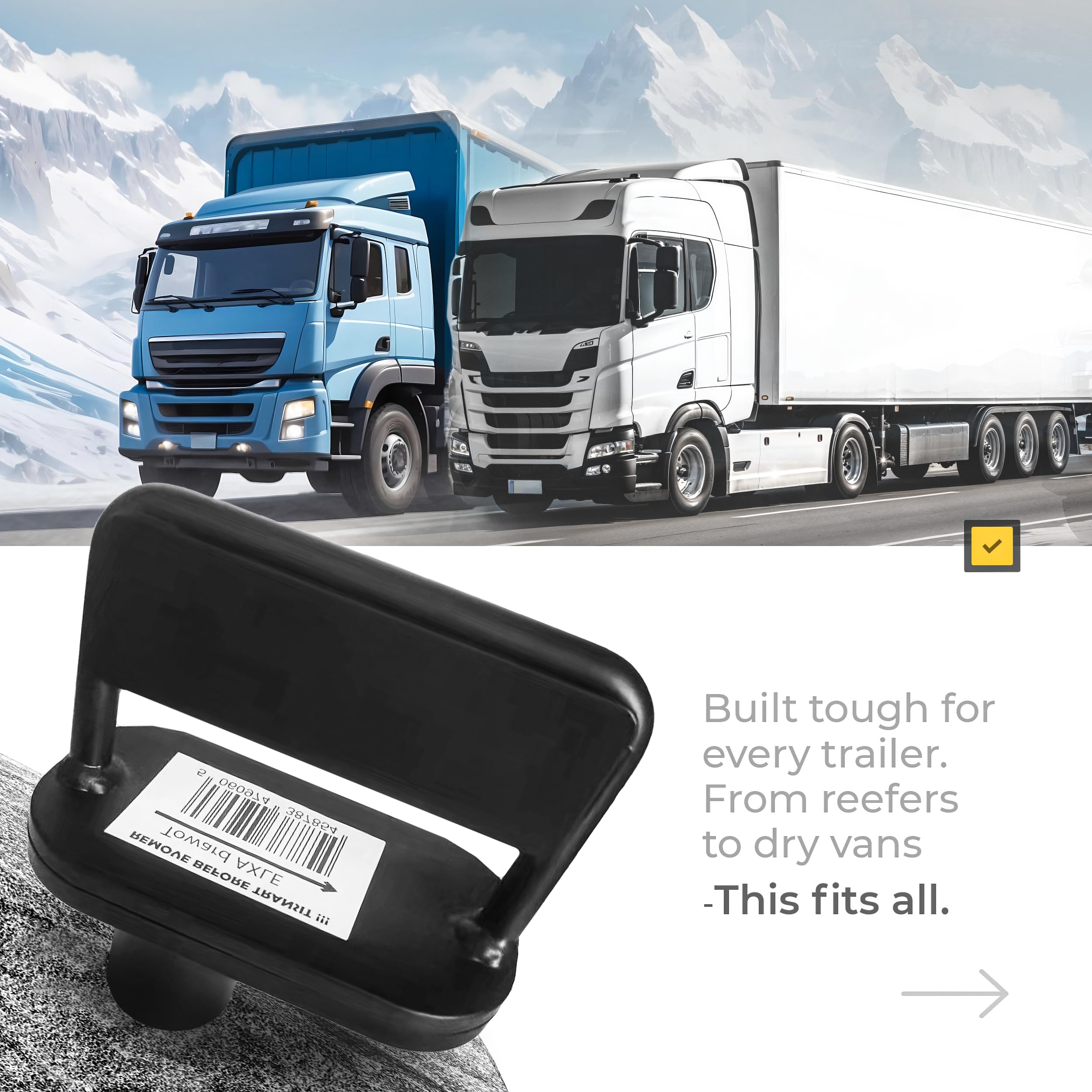 Magnetic Tandem Slide Lock Magnetic Trailer Axle Stop Device - Tandem ...