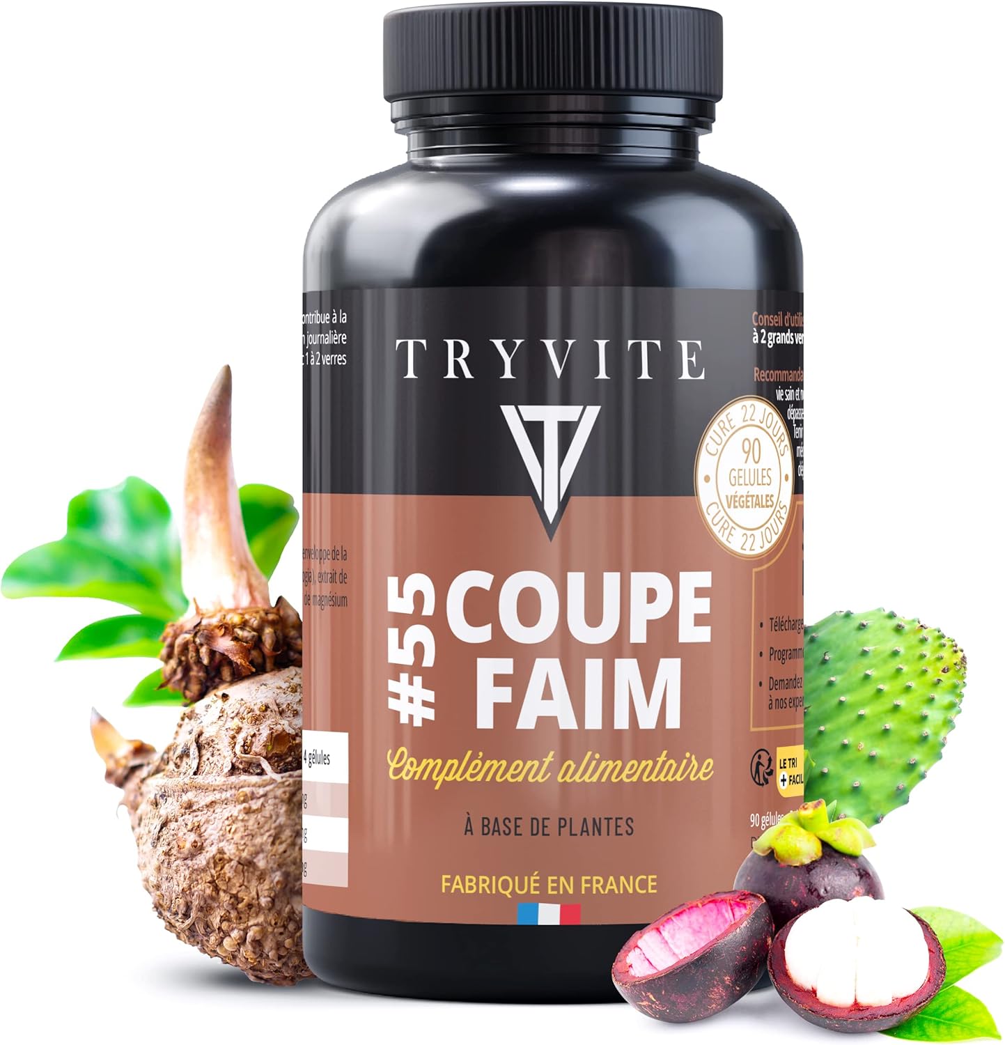 Coupe Faim Puissant Et Efficace - konjac - garcinia - nopal - 90 ...