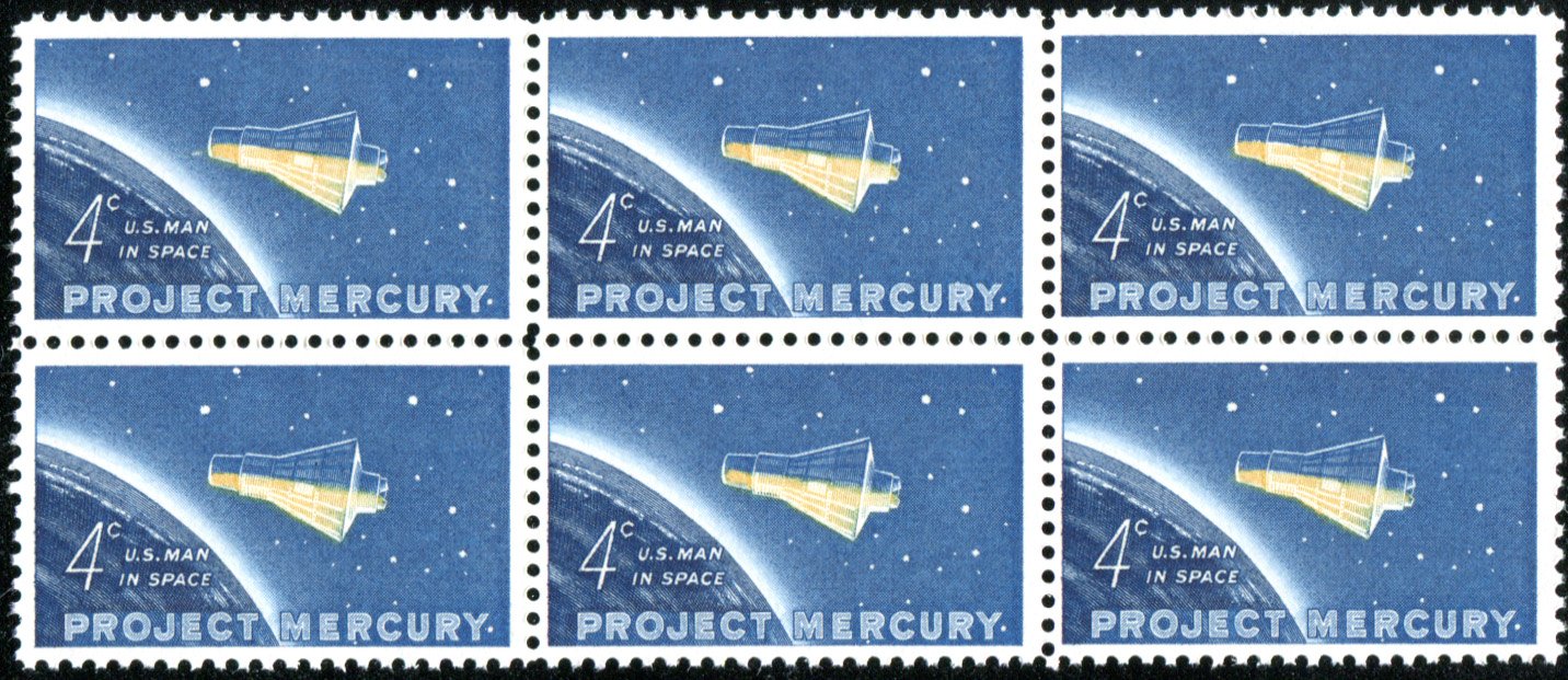 Nasa Mercury Program Stamps