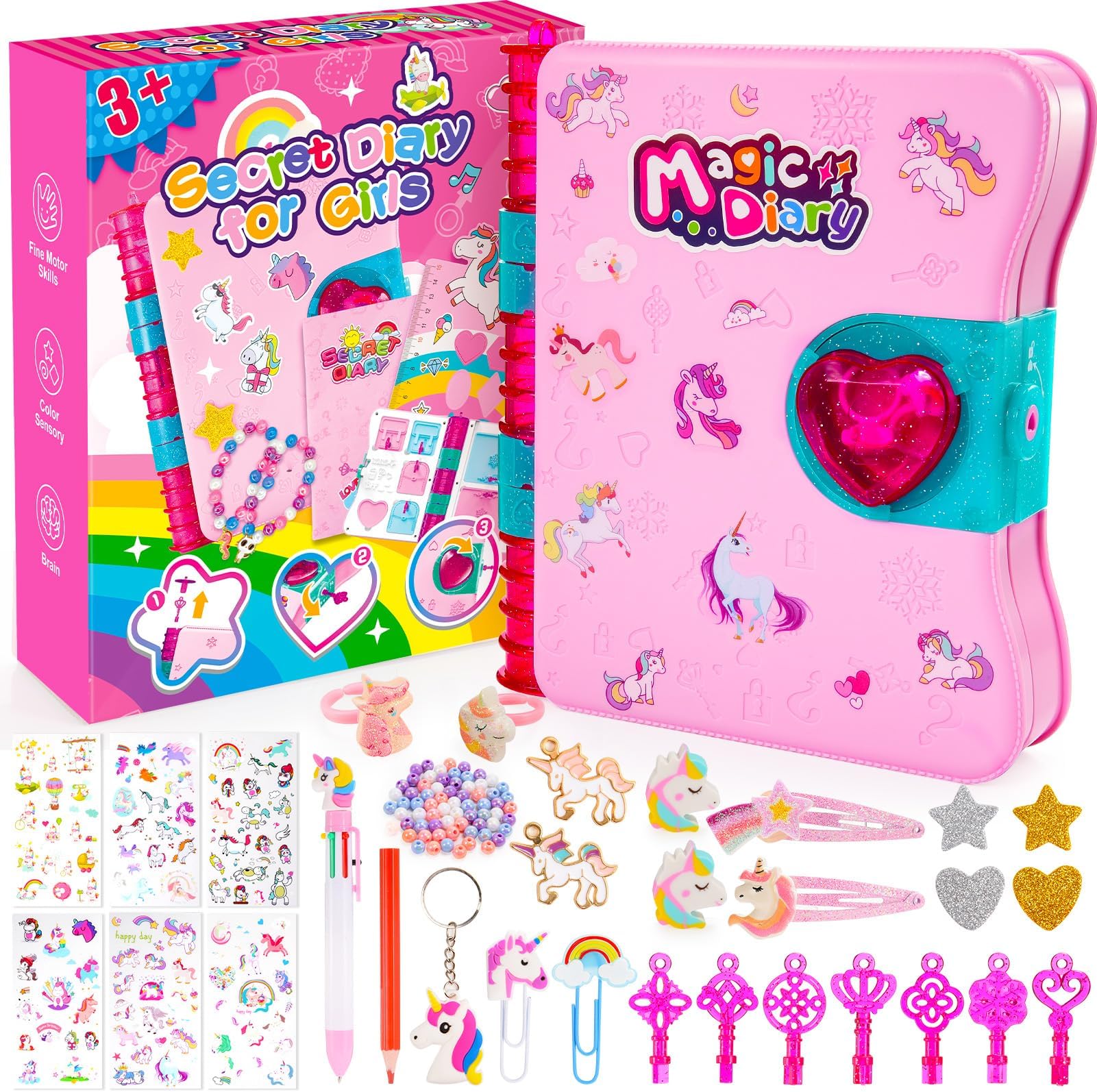 Amazon.com: VTech Pink Secret Safe Girls Diary Colour - Secret Diary ...