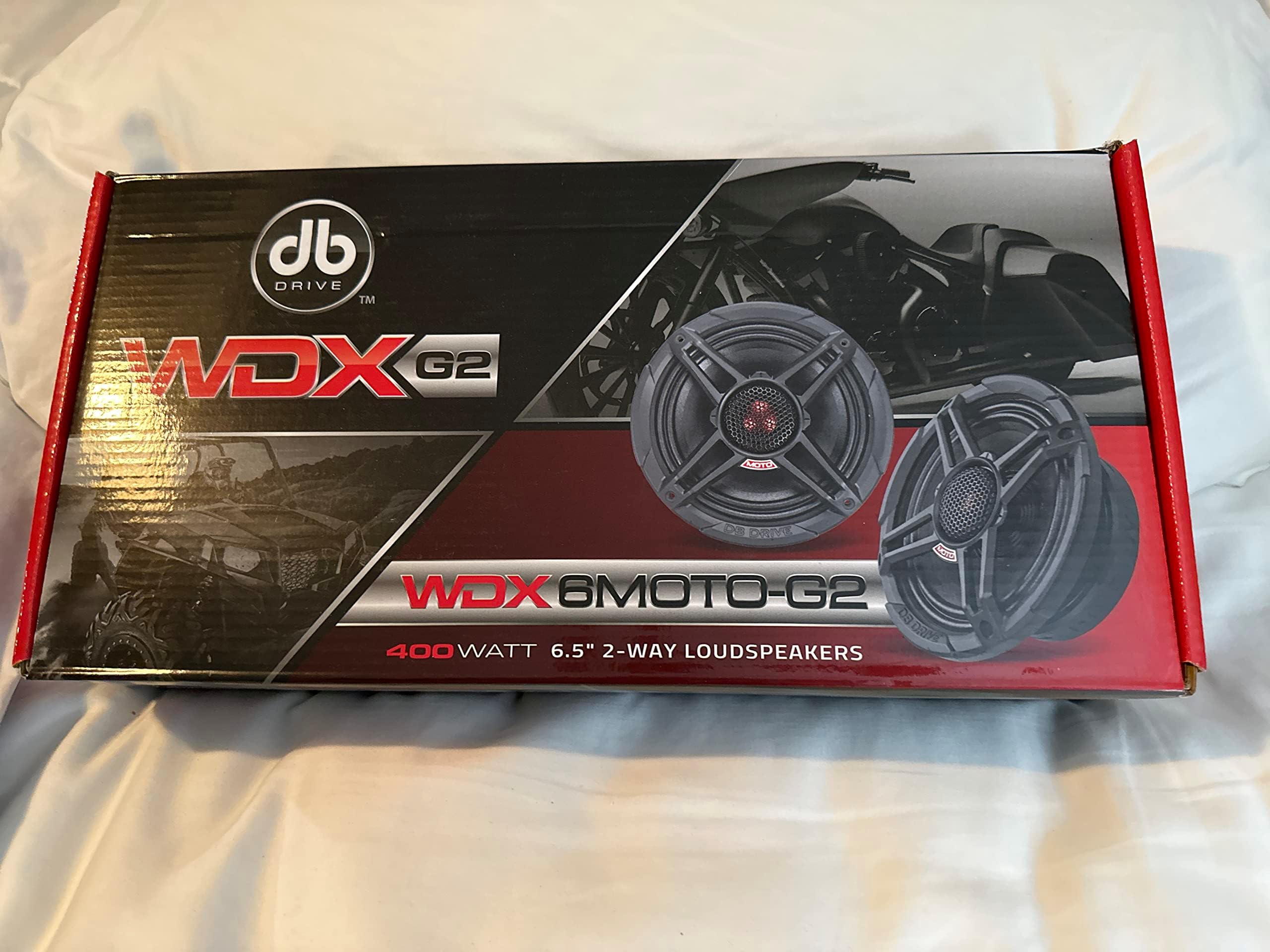 Amazon.com: DB Drive WDX6MOTO-G2 400 Watts 6.5” 2-Way Loudspeaker ...