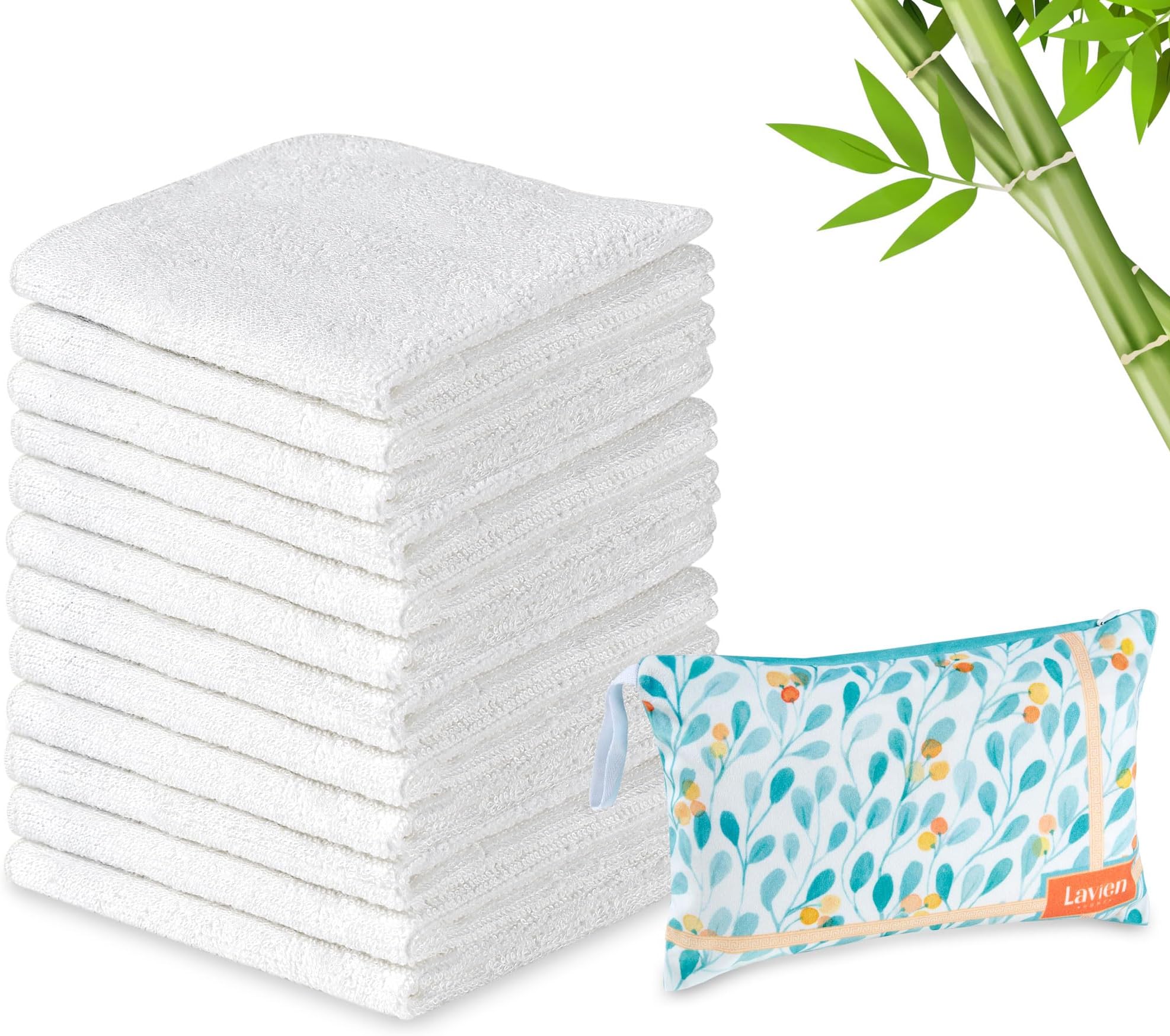 Amazon.com: Luxury Facial Washcloths, Made from 100 Percent Rayon ...