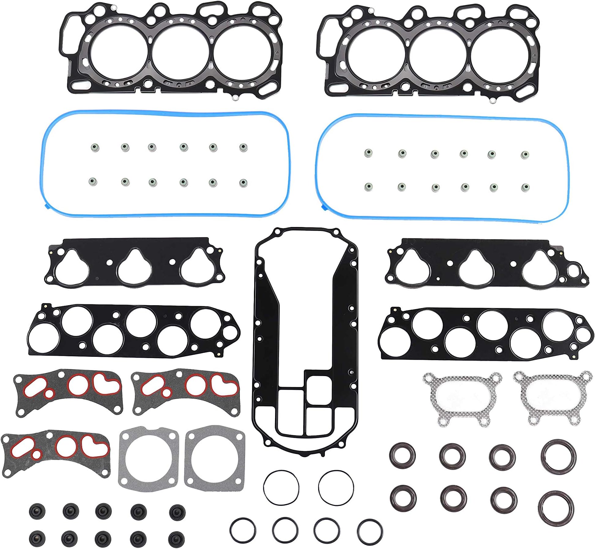 Amazon.com: AUCERAMIC HS26587PT Engine Cylinder Head Gasket Set Fit for ...