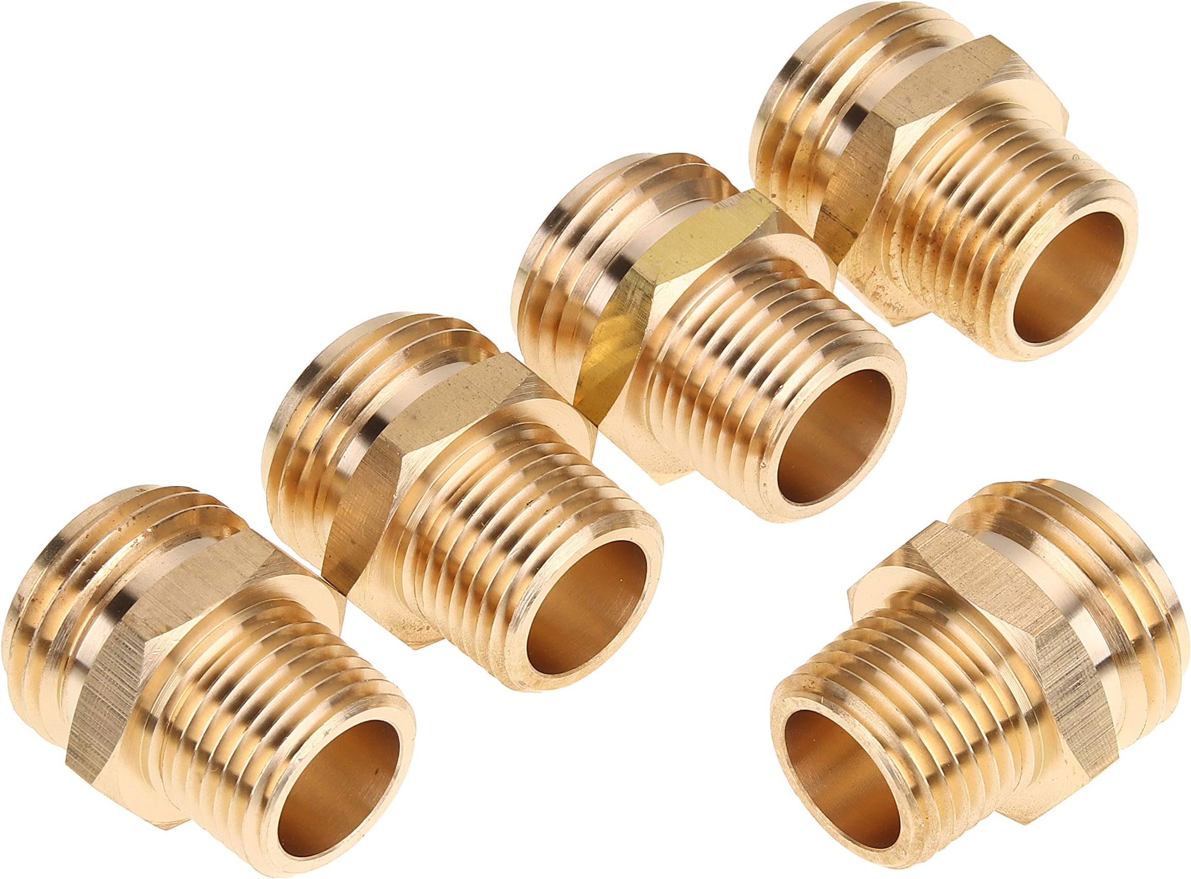 Amazon.com: LTWFITTING 3/4" MHT x 3/8" MIP Brass Hose Adapter, Brass ...