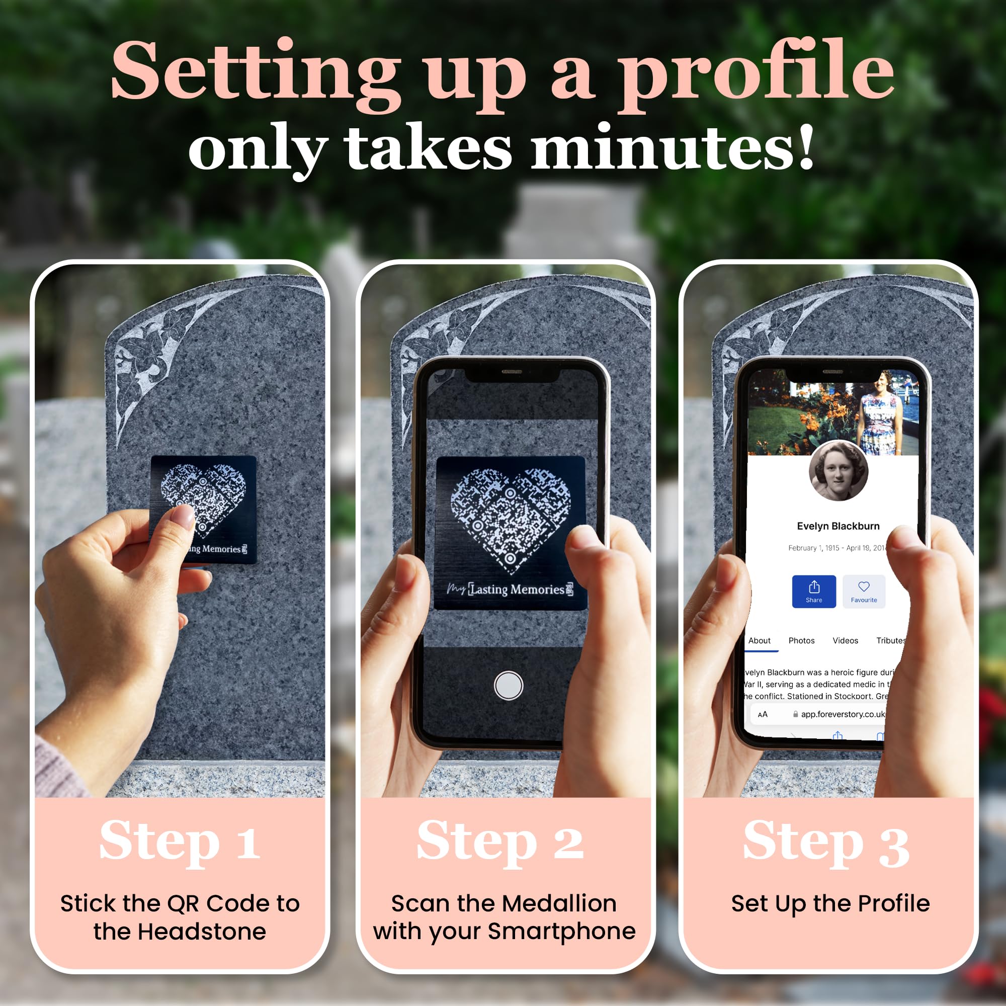 Snapklik.com : My Lasting Memories QR Memorial Webpage And QR Memorial ...