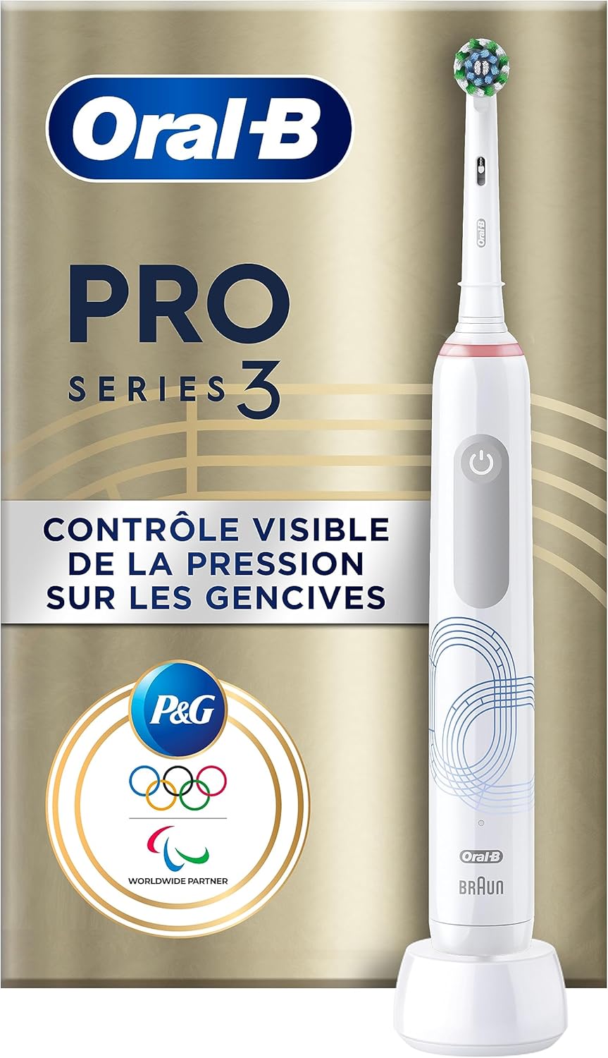 Oral-B Pro Series 3 Electric Toothbrush, White, 1 3D Cleaning Brush ...
