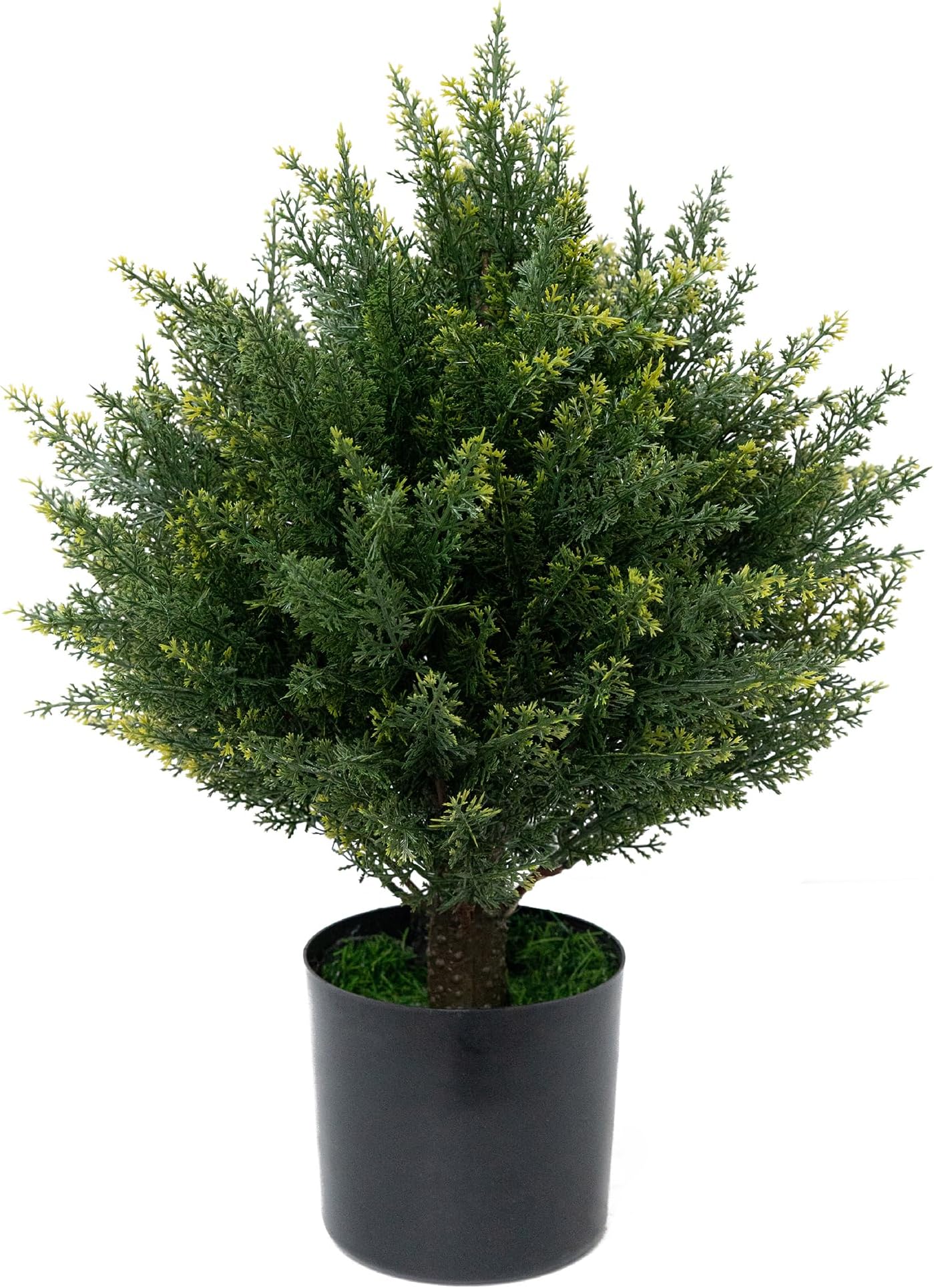 Amazon.com - Zeyune 4 Pieces 21 Inch Artificial Cedar Topiary Ball Tree ...