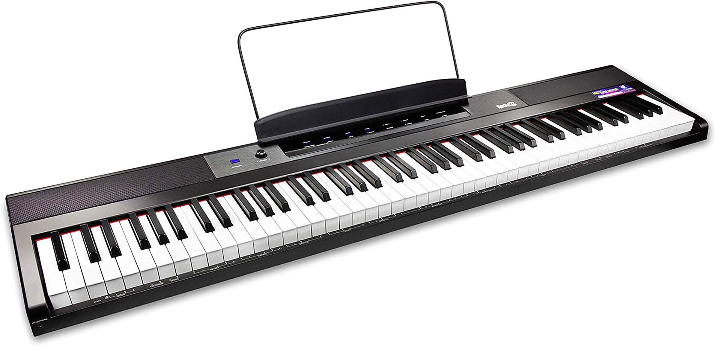 Amazon.com: RockJam 88 Key Digital Piano Keyboard Piano with Full Size ...