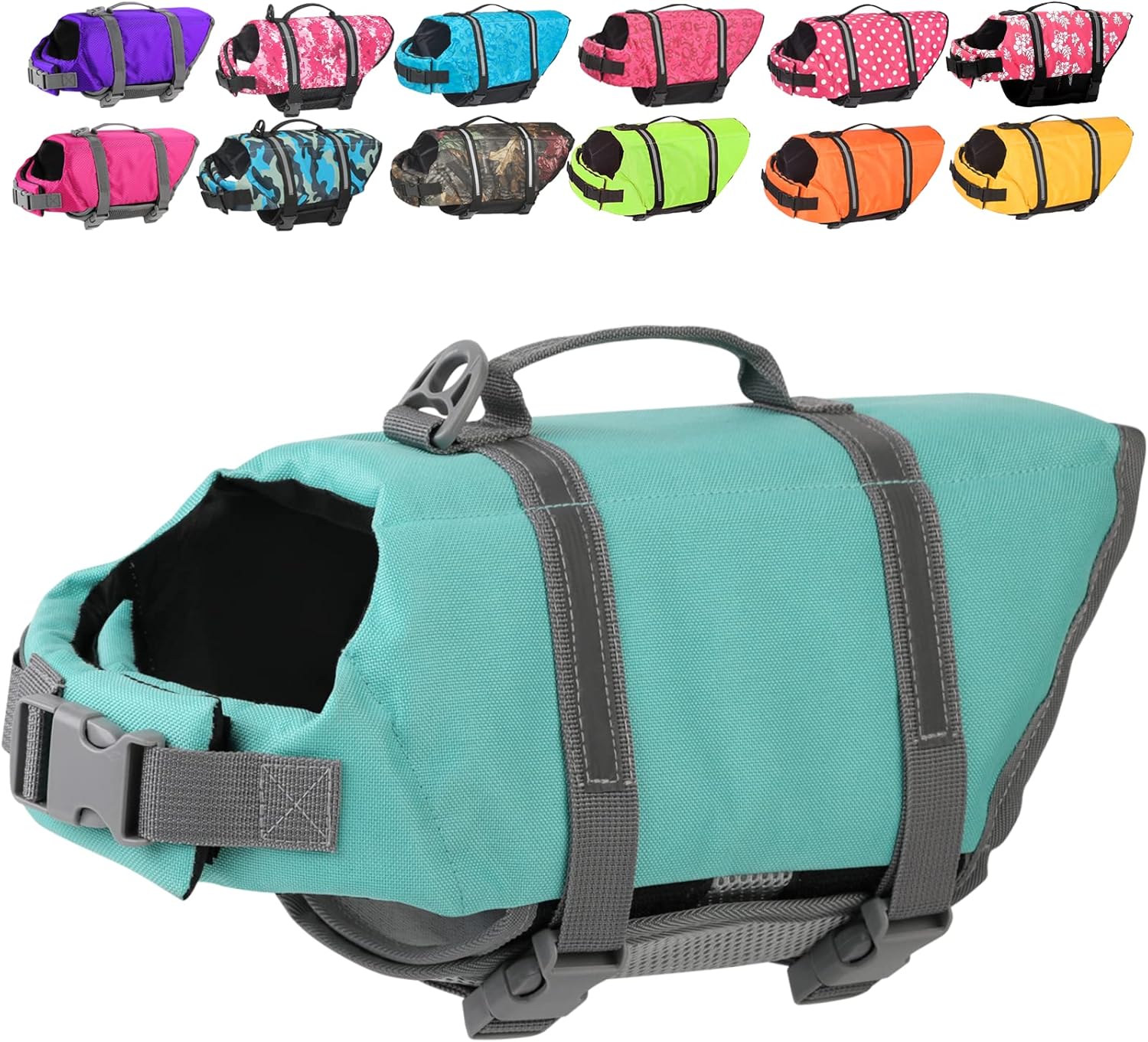 Amazon.com : Doglay Dog Life Jacket, Dog Life Vest for Swimming Boating ...