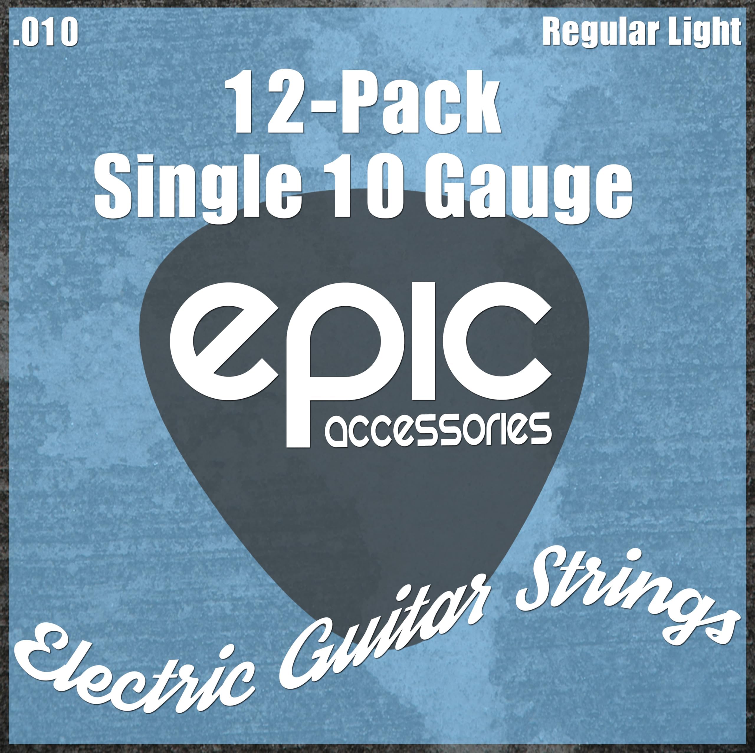 Amazon.com: 12-Pack .010 Gauge High E String Single Electric Guitar ...