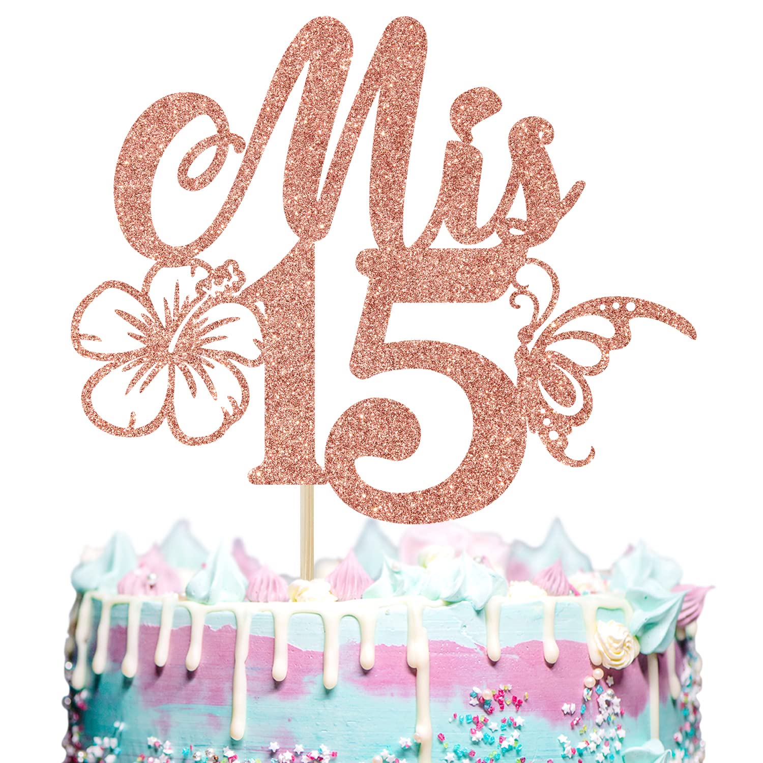 Mis 15 Cake Topper Feliz 15 Anos Mis Quince Anos | Desertcart Bermuda