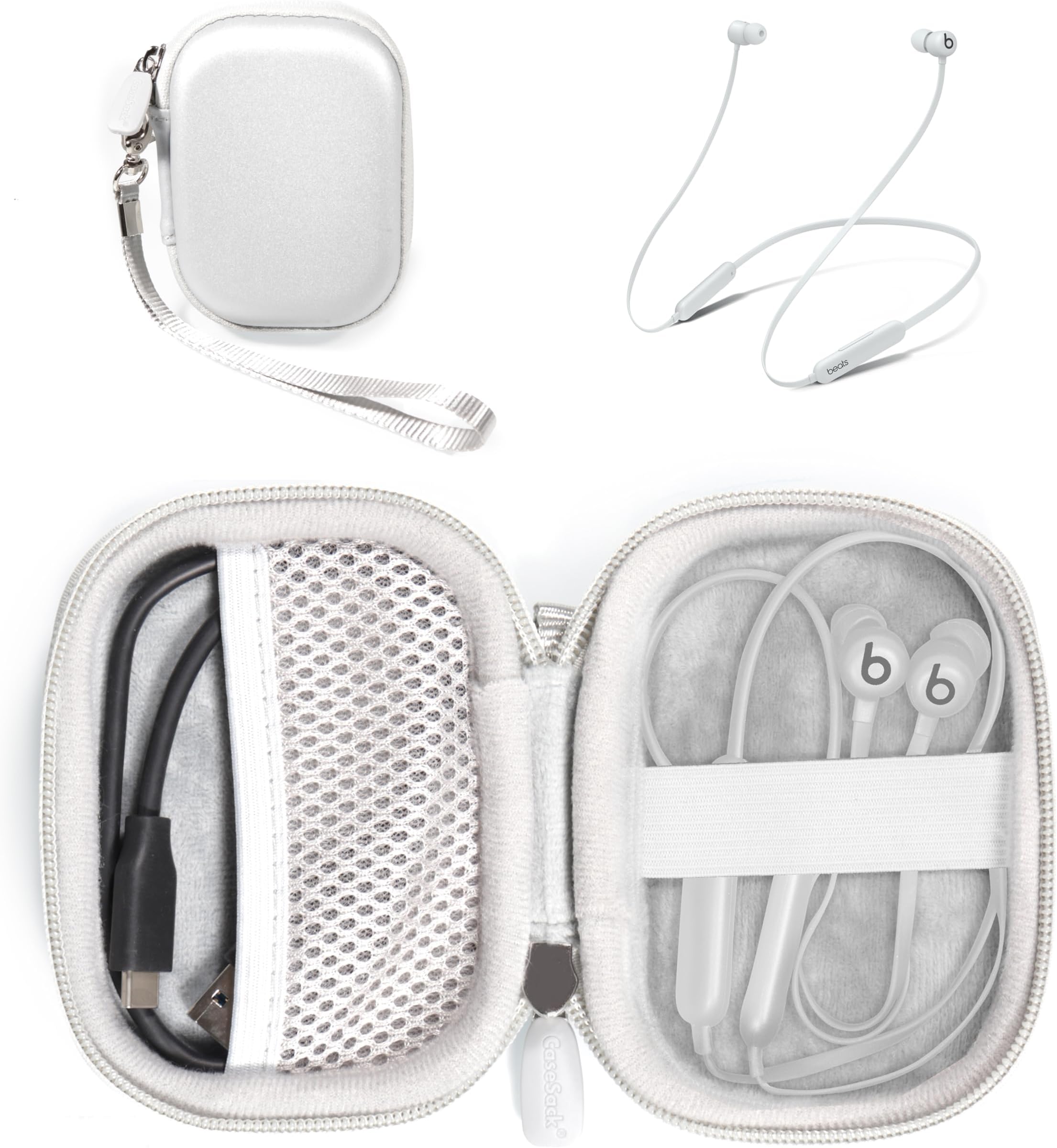 Amazon.com: B-Pouch Earbud/Earphone Case Hard Pouch Compatible with ...