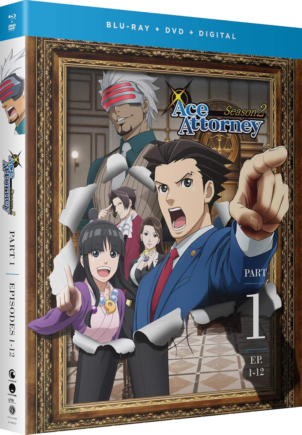 Ace Attorney: Season Two Part One [Blu-Ray]: DVD et Blu-ray : Amazon.fr