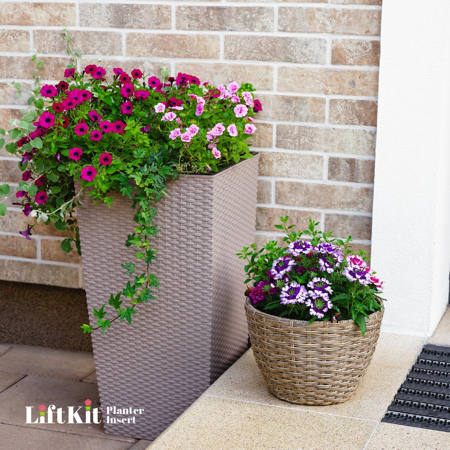 Snapklik.com : Lift Kit Planter Insert Short Tapered Plant Riser Fill ...