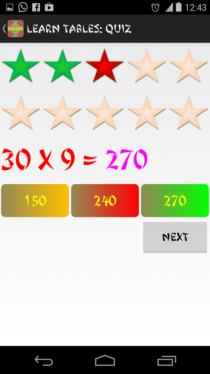 Learn Multiplication Table Pro - App on the Amazon Appstore