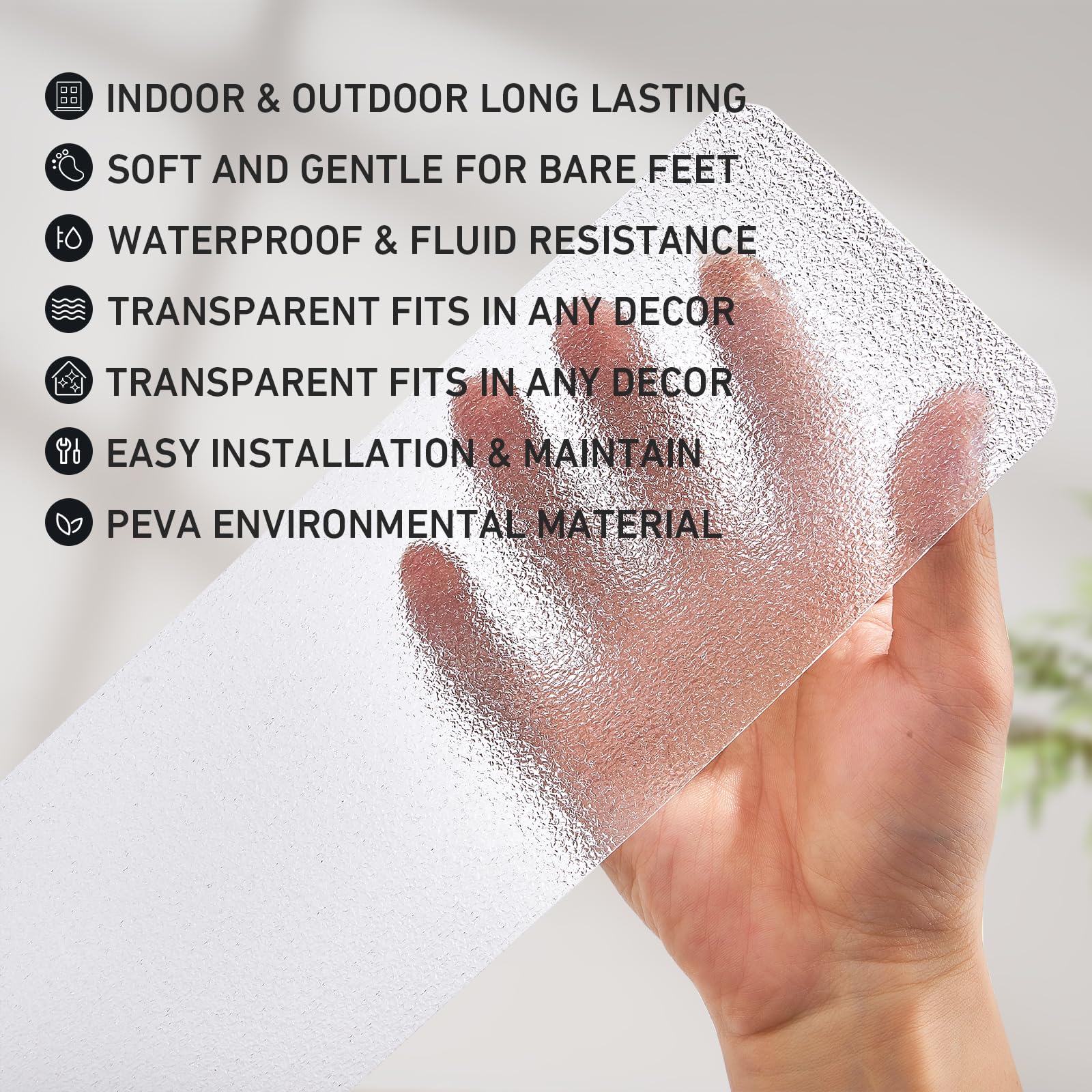 Snapklik.com : IONCAT Non Slip Strips - Clear Stair Treads For Wooden ...