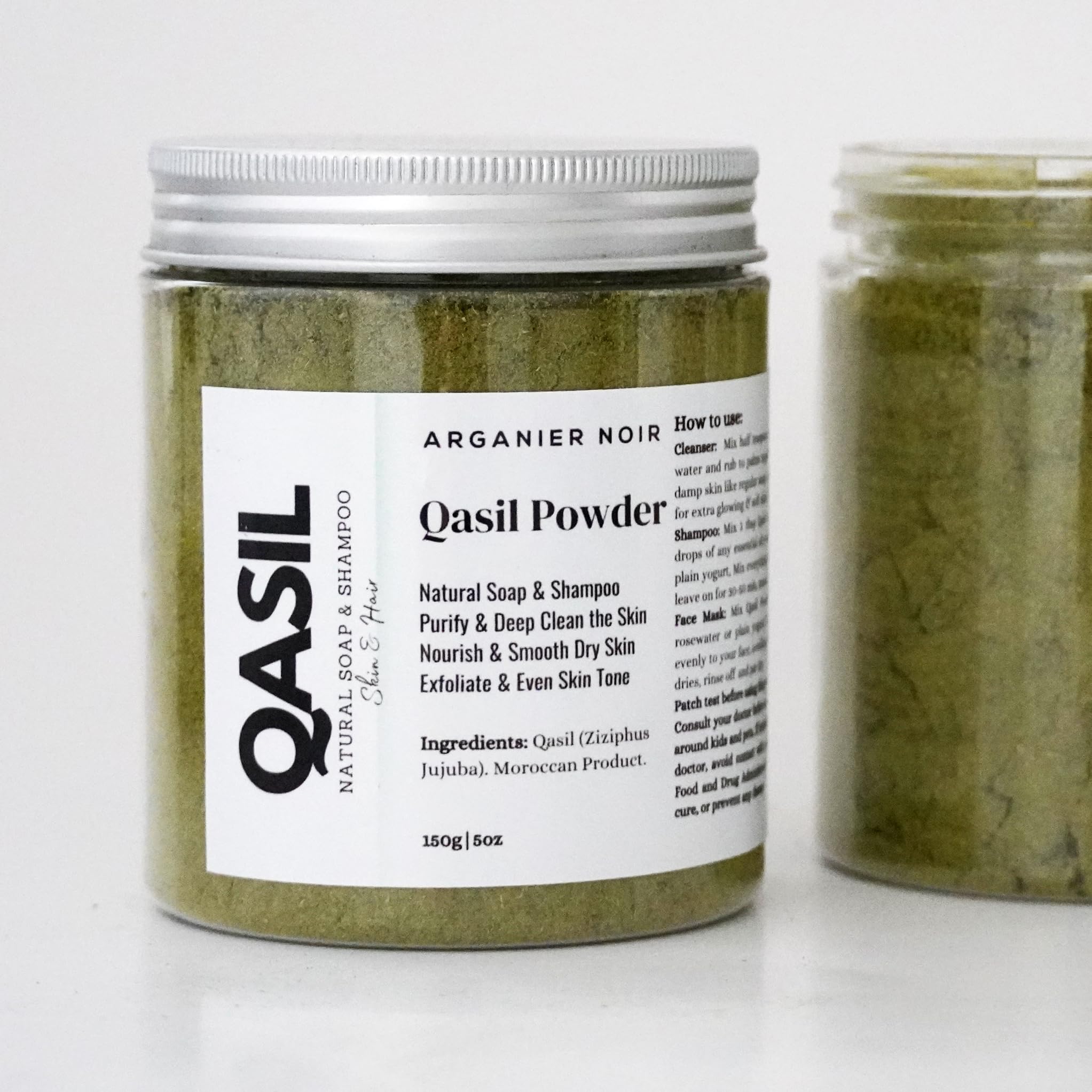 Amazon.com : Qasil Organics – 100% Pure Qasil Leaf Powder – Deep Pore ...