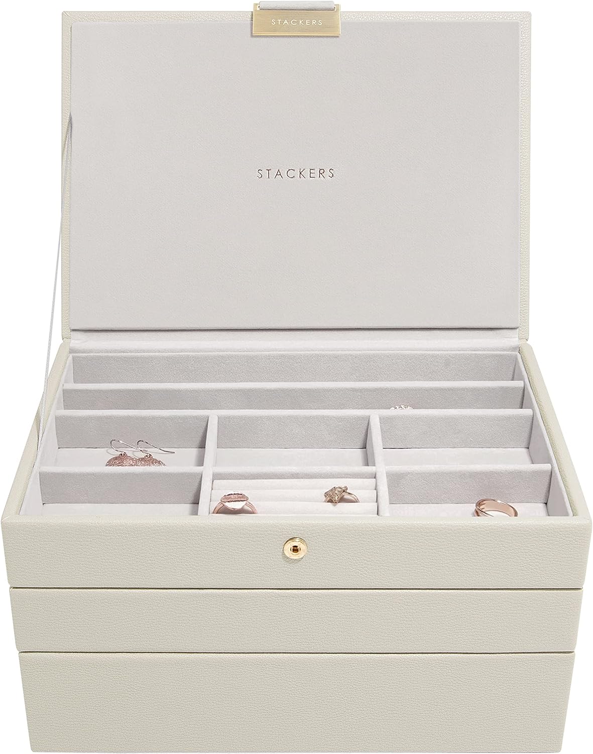 Stackers Oatmeal Classic Medium Jewellery Box, Set of 3 : Amazon.co.uk ...