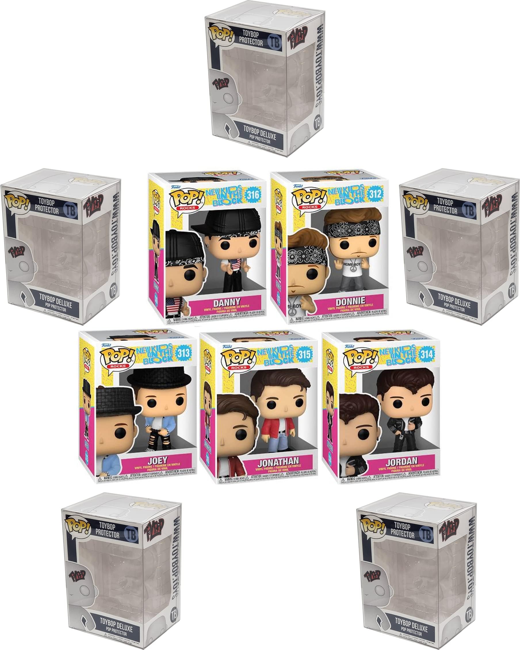 Amazon.com: NKOTB Funko POP! New Kids on The Block Band 5-Pack ...