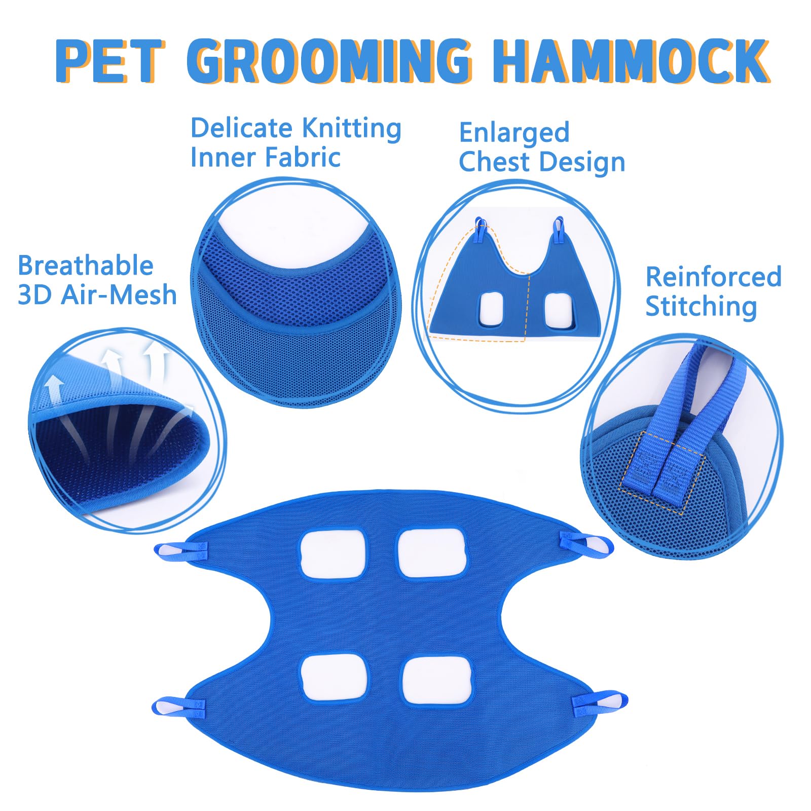 Snapklik.com : Dog Grooming Hammock Harness For Cats Dogs, Relaxation ...