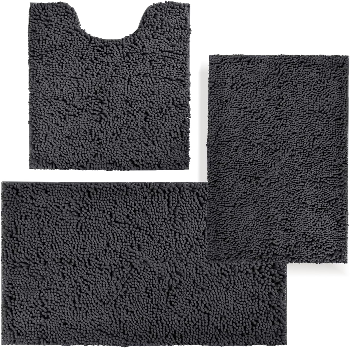 Amazon.com: Bathroom Rugs Sets 3 Piece,Bath Mats for Bathroom Non Slip ...